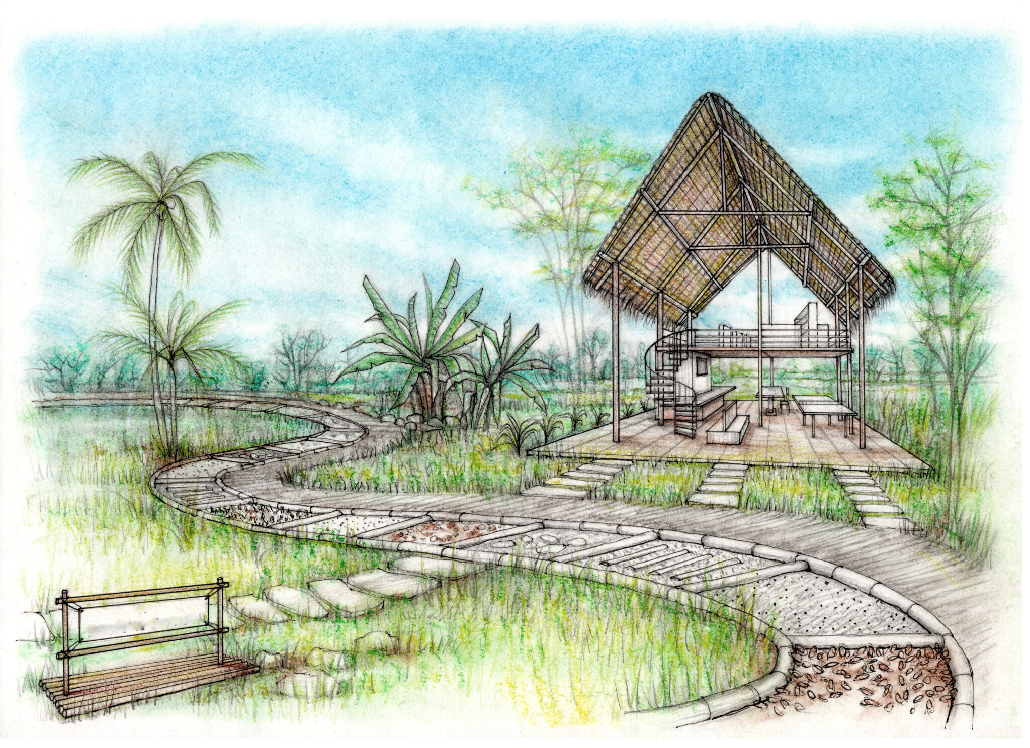 Services – architectural illustration project