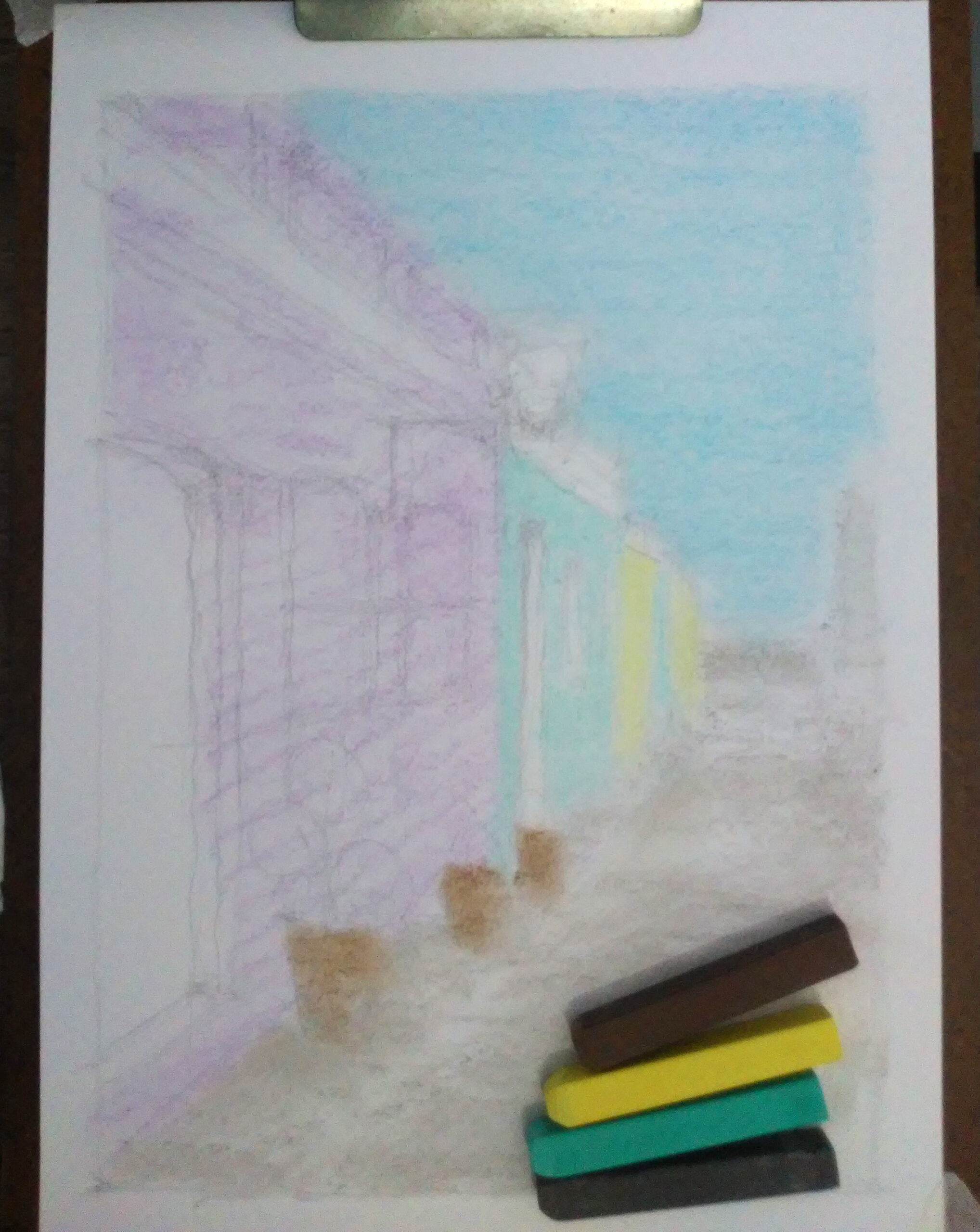 PROCESS OF AN URBAN LANDSCAPE ILLUSTRATION – Pelourinho