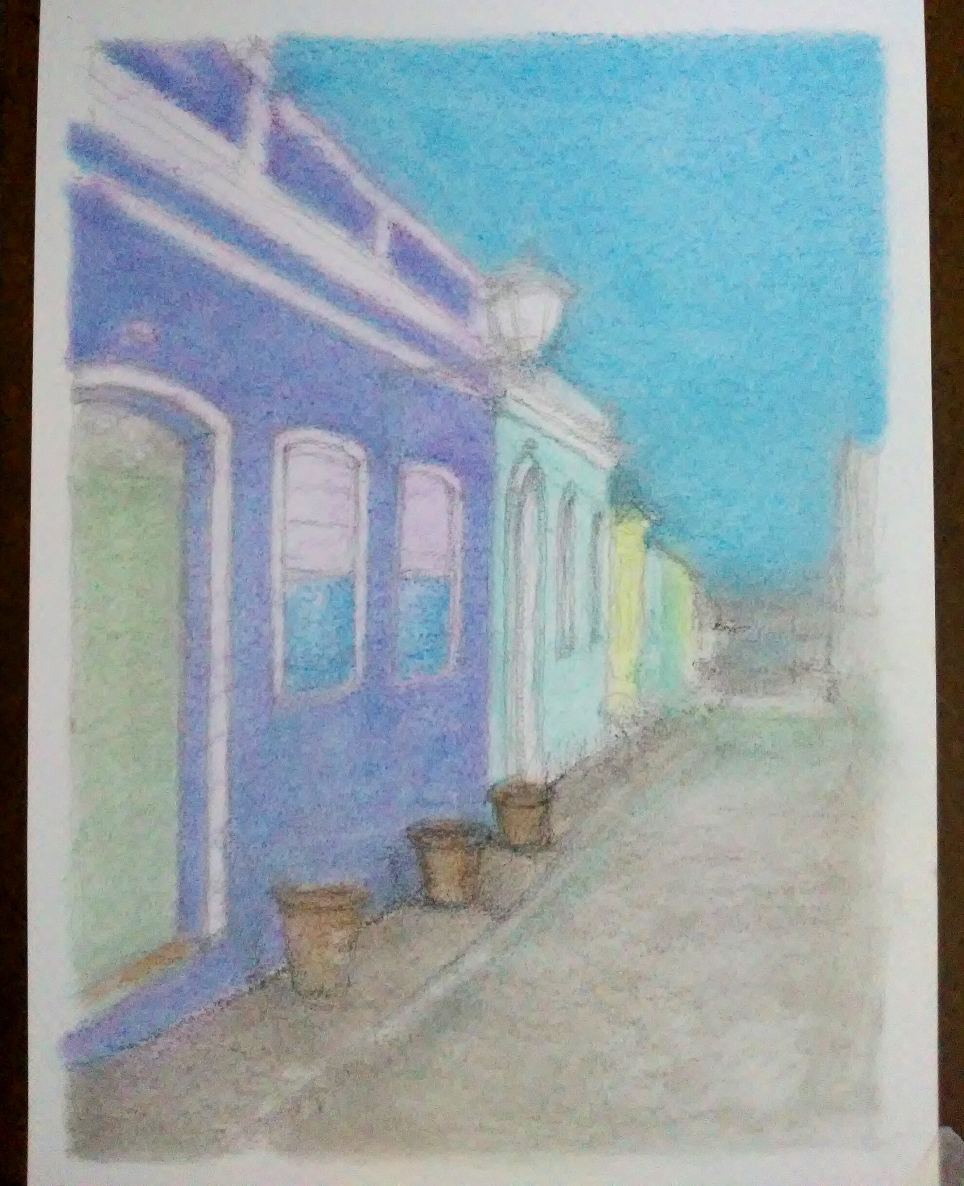 PROCESS OF AN URBAN LANDSCAPE ILLUSTRATION – Pelourinho